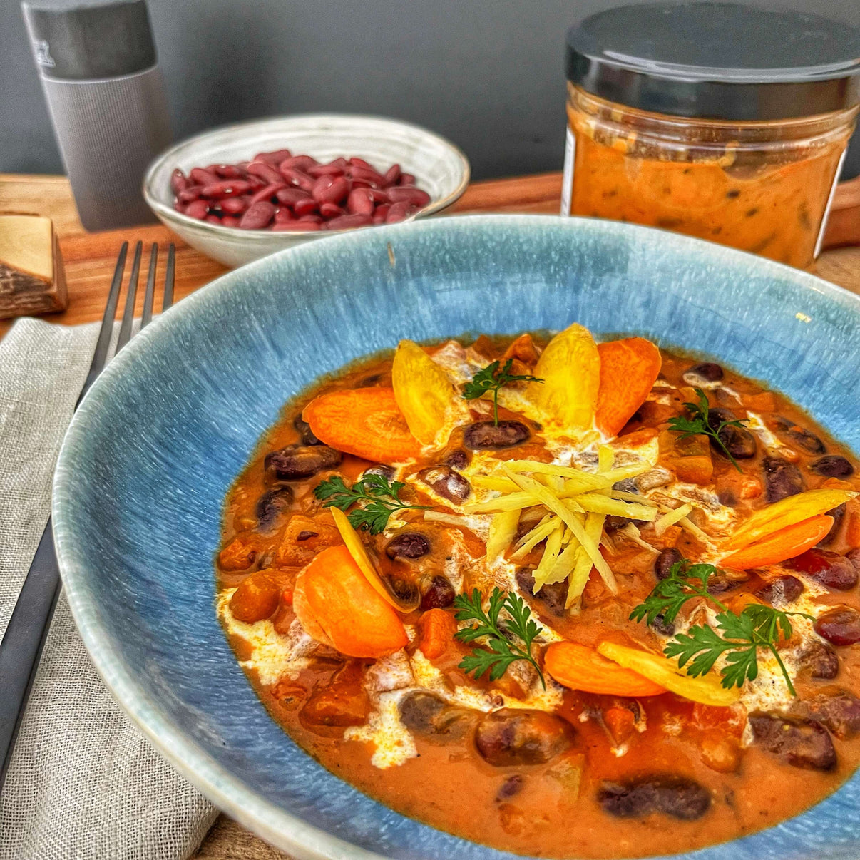 Ragoût de haricots rouges coco - Plat vegan livré – bienbon.ch